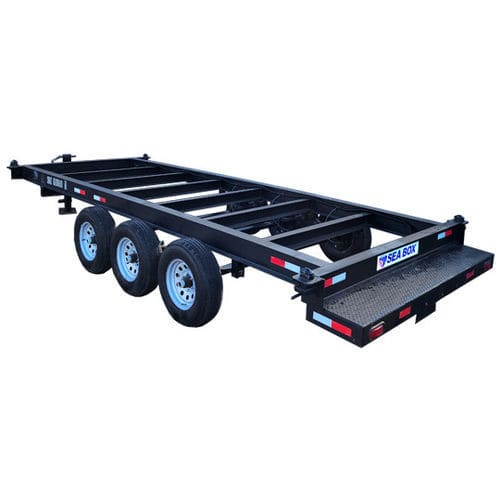 Container trailer - SB485 - Sea Box - for empty containers / 3-axle