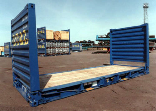 Metal intermodal container - SB47102 - Sea Box - transport / flat rack