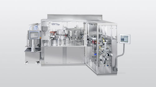 Automatic filling and sealing machine - LOT - HOEFLIGER - bag / bottle ...