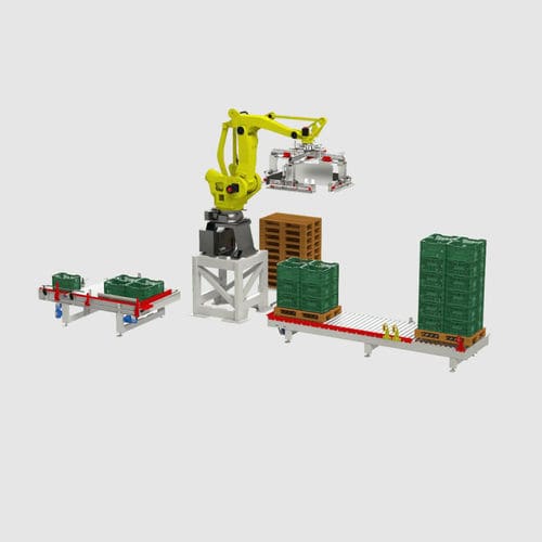 Robotic palletizer - RoboPal C - Intec - layer / pallet / box