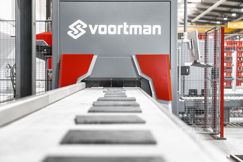 Automatic sorting system - Voortman Steel Machinery - sheet metal