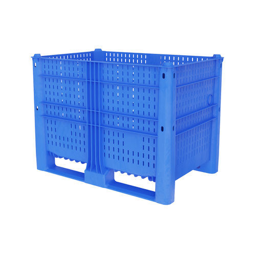 Plastic pallet box - Ecoline 590 - DOLAV - perforated / standard ...