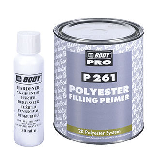 Spray primer - P261 - HB BODY S.A. - polyester / for metal