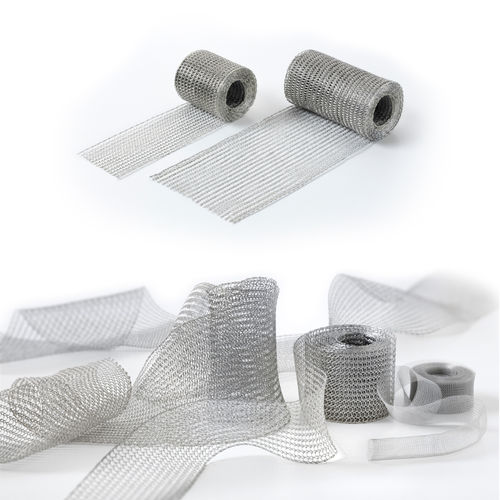 EMC shielding material - Flat-knitted copper tape - LEONI Draht GmbH