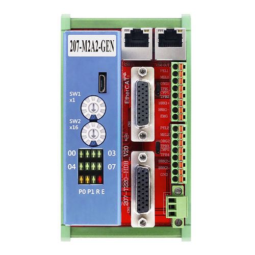 EtherCAT motion controller - 207-M2A2-GEN - Taiwan Pulse Motion - 2-axis / Ethernet / encoder