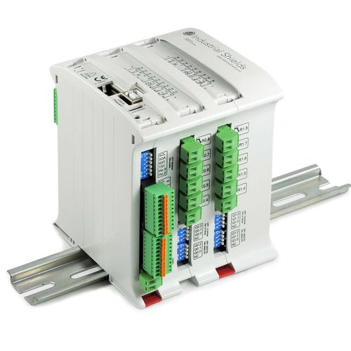 Din Rail Plc M Duino 38ar Boot And Work Corp Sl Digital Input Analog Inputs