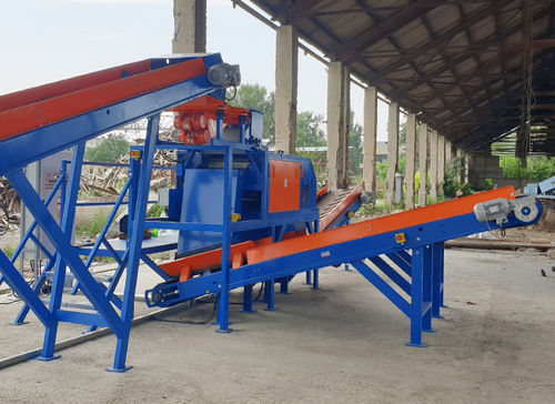 Aluminum recycling line - ERGA - building site waste / metal separation ...