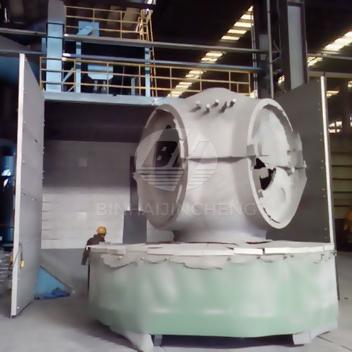 Rotating table shot blasting machine - Q76 - Qingdao Binhai Jincheng ...