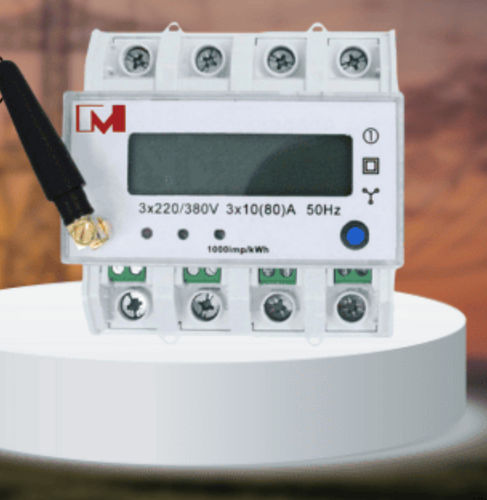 Three-phase electric energy meter - IVY METERING - DIN rail / MID ...