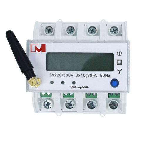 Three-phase electric energy meter - EU868mMHz - IVY METERING - DIN rail ...