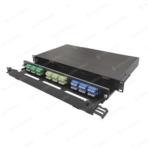 RJ45 patch panel - MF LGX - CRXCONEC - modular / MPO/MTP fiber optic