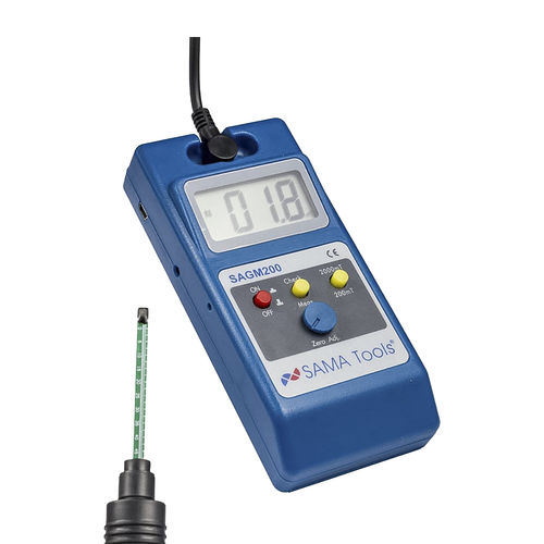 Digital gaussmeter - SAGM200 - S.A.M.A. ITALIA SRL - portable
