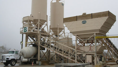 Stationary concrete batching plant - HSM series - Vince Hagan - compact