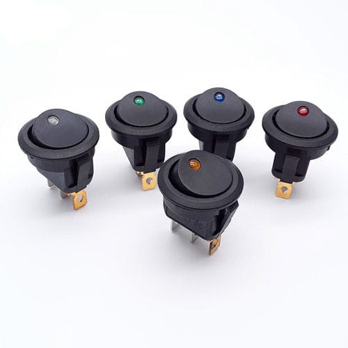 Rocker switch - Shenzhen Yikia - multipole / LED / low-voltage