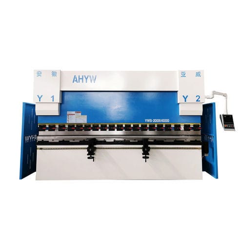 Electro-hydraulic bending machine - YWS-200T/4000 DA53T - Anhui Yawei ...