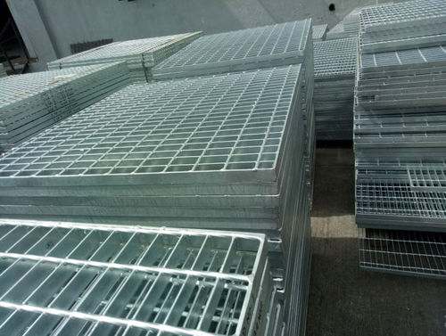 Mild steel grating - AMROCK - welded / forge welded / high load capacity