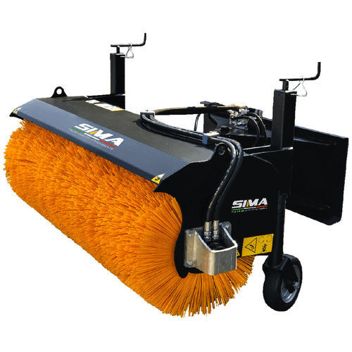 Skid steer loader sweeper - SPZ-A series - SIMA - for loaders / for ...
