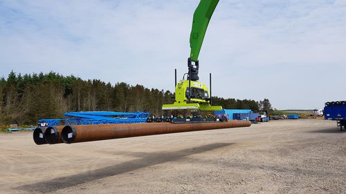 Overhead crane vacuum lifting device - Vlentec - for pipes / horizontal ...