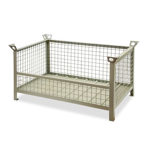 Metal pallet box - 75044 - Rotom Nederland BV - wire mesh / wire mesh