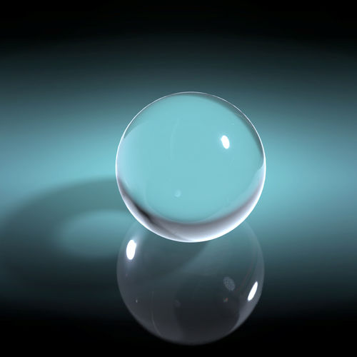 Spherical lens element - Doric Lenses - ball / BK7 / silicone