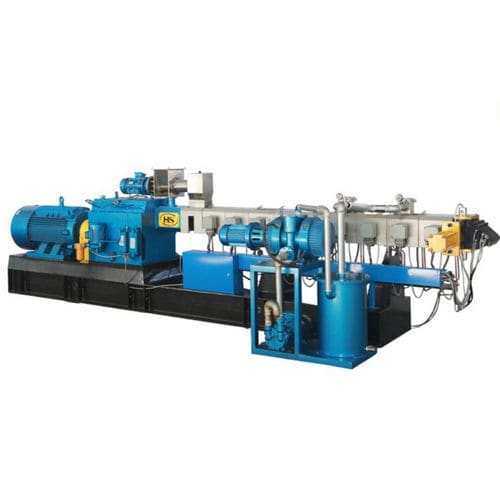 Twin screw extruder - TSE-75B - Nanjing Haisi Extrusion Equipment Co ...