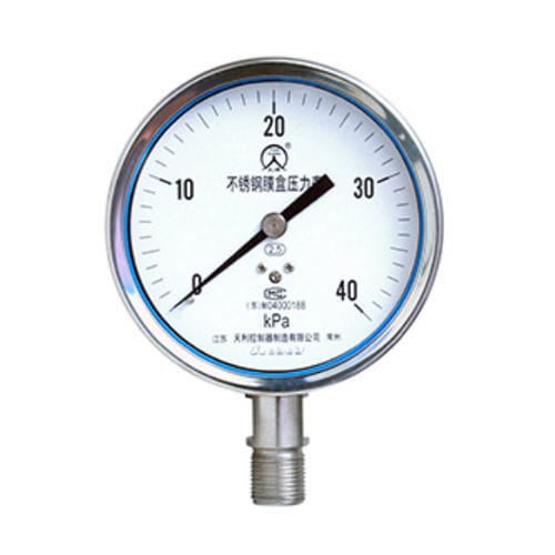 Dial pressure gauge - YE-100B - Changzhou Tianli Intelligent Control Co ...