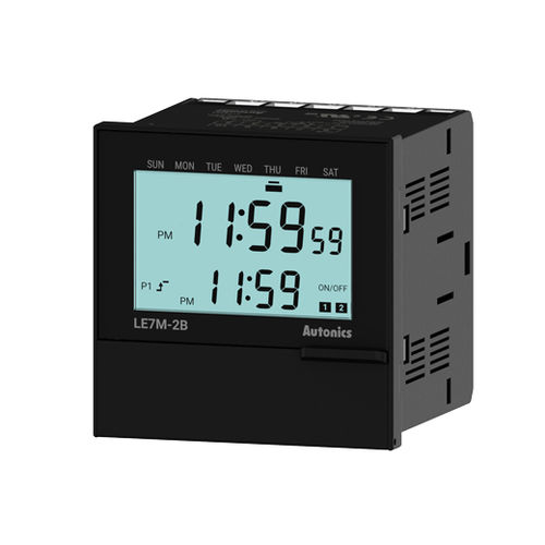 Digital timer - LE7M-2 series - Autonics - DIN rail / control