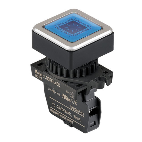 LED pilot light - LQ3RF series - Autonics - square