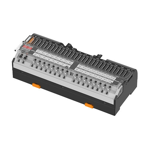Relay terminal block - ASL series - Autonics - DIN rail-mounted / push ...