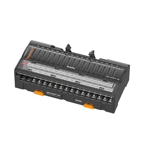 Relay terminal block - ABS series - Autonics - DIN rail-mounted / screw ...