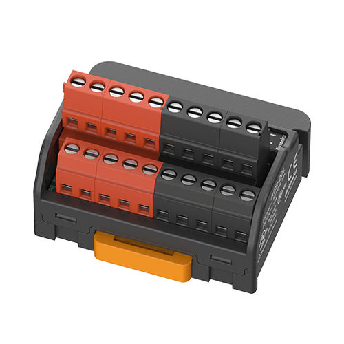DIN rail-mounted terminal block - ACR series - Autonics - screw ...