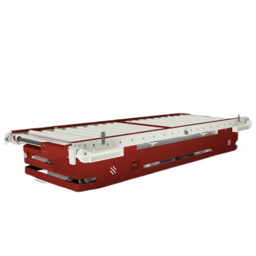 Tandem scissor lift table - Steering Machines - electric / mobile