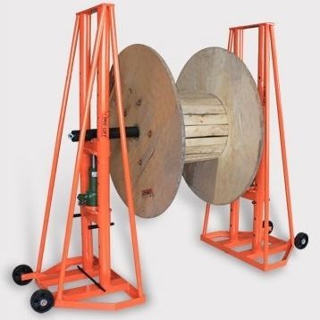 Hydraulic cable drum lifter - TYX-4 series - Wuxi Tongyang Machinery Technology Co., Ltd ...