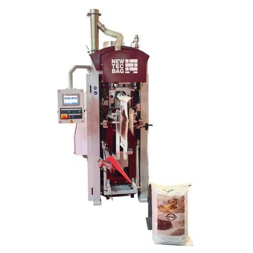 Vertical bagging machine - NEWTEC BAG PALLETIZING - flow-pack / wheat ...