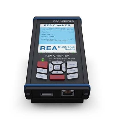 Portable barcode verifier - REA Check ER - REA Elektronik GmbH - 1D ...