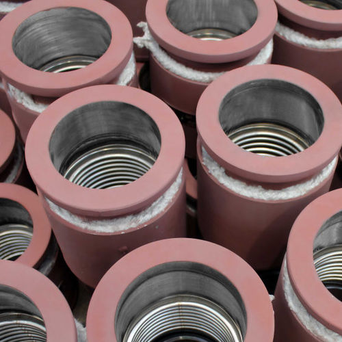 Steel pipe expansion joint - MFW - Macoga, S.A - round / threaded / for gas