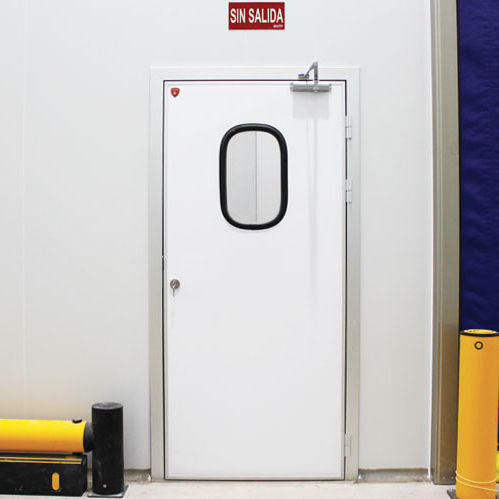 Hinged door - Kavidoors - pedestrian / indoor / industrial
