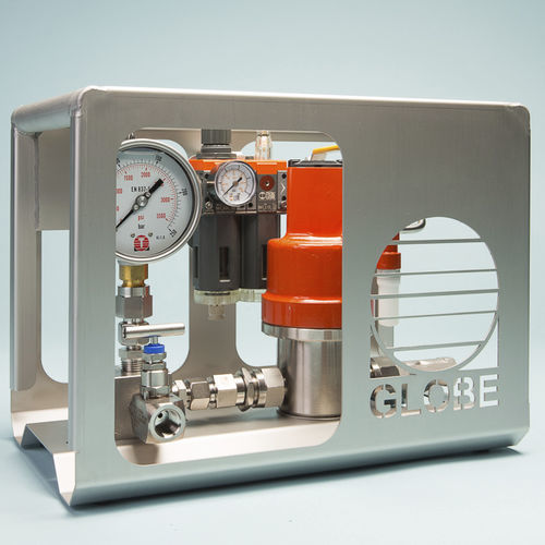 Air-driven pressure test unit - APU Unicub - GLOBE Airmotors, Test ...