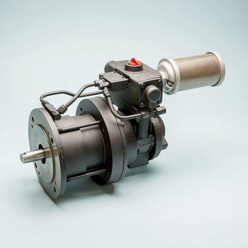 Air motor with pneumatic brake - GLOBE Airmotors, Test Equipment ...