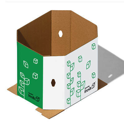 Bin packaging - Cascades - for bulk materials