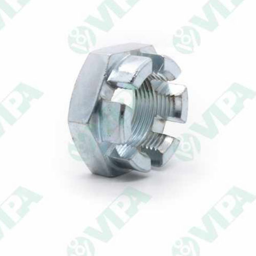 Hexagonal nut - 8056689432818 - VIPA spa - castle / steel / slotted