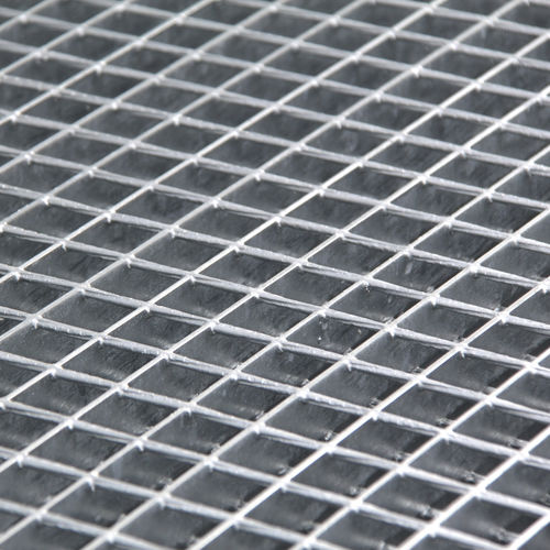Steel grating - GEI - galvanised steel / forge welded / high load capacity