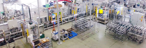 Test assembly line - Dalian Haosen Equipment Manufacturing Company - pallet