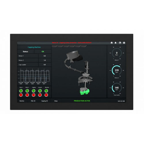 5-wire resistive touch screen monitor - IMC-240X - INDATECH - LED ...