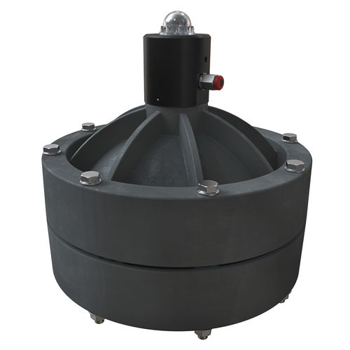 Diaphragm pulsation damper - EQUAFLUX 200 - DEBEM SRL - pneumatic ...