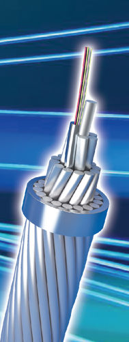 Optical data cable - OPGW series - ZTT - anti-corrosion / for ...