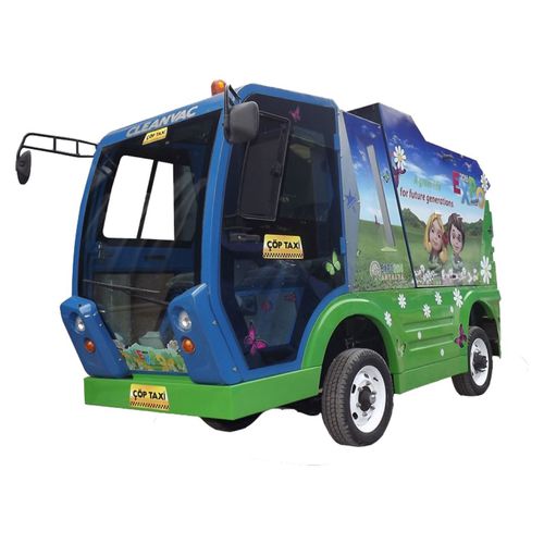 Rear-loader waste collection vehicle - CT 1750 - CLEANVAC - electric