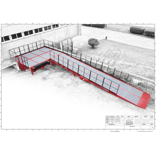 Handling truck loading ramp - AZ RAMP PLATFORM - AZ RAMP - for docks ...