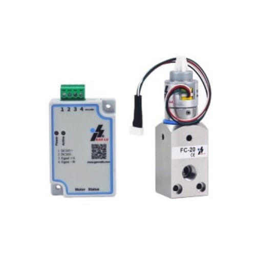 Needle valve - FC-300+PM-300 - KaoLu - electric / adjustment / flow control