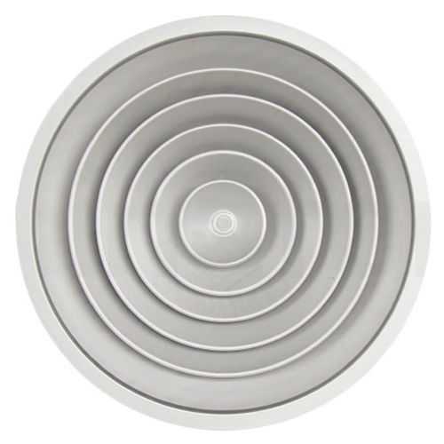 Circular air diffuser - DCDS - BRINNER - duct / fixed / metal